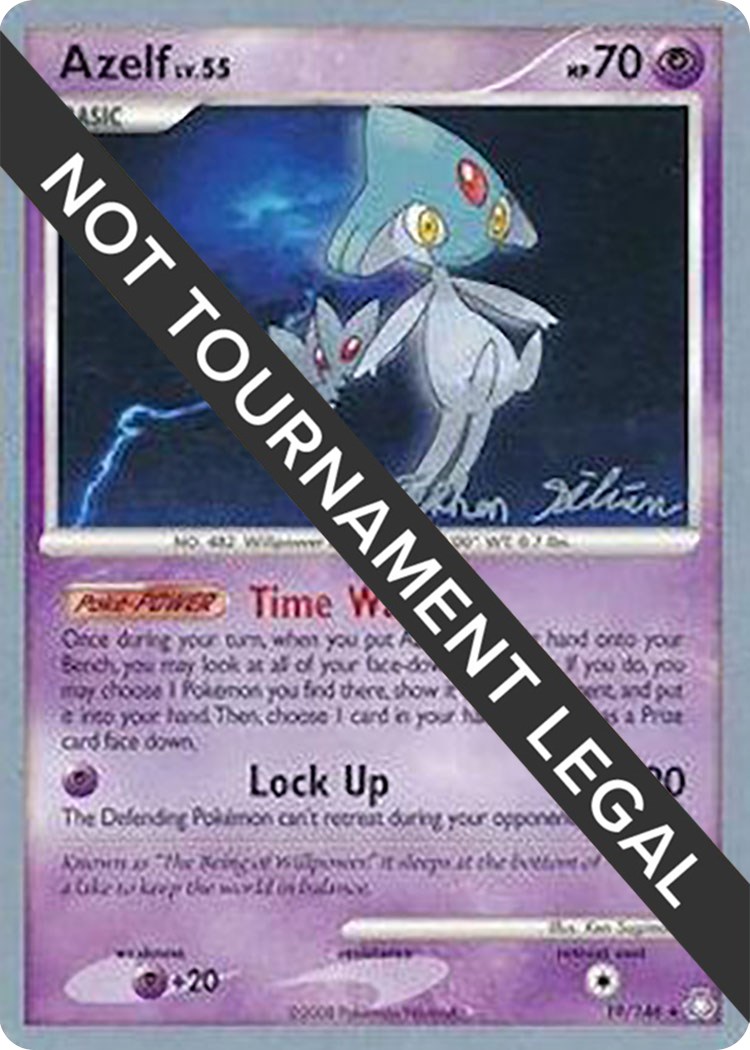 Azelf - 2009 (Stephen Silvestro) - World Championship Decks - Pokemon