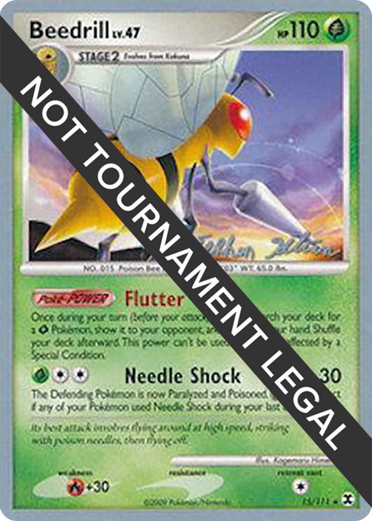 Beedrill (15) - 2009 (Stephen Silvestro) - World Championship Decks ...