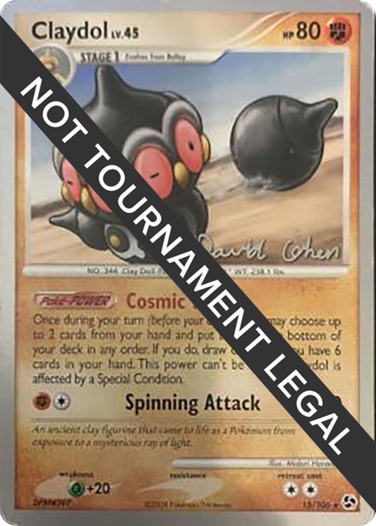 Claydol - 2009 (David Cohen) - World Championship Decks - Pokemon