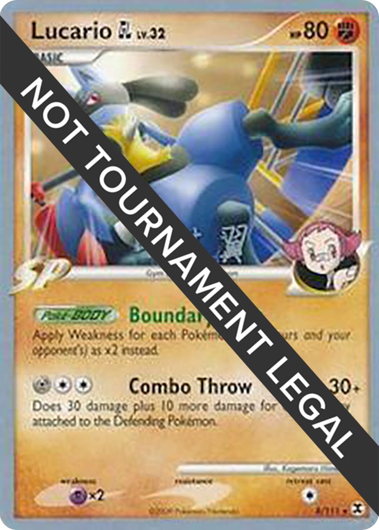 Lucario GL - 2009 (Tsubasa Nakamura) - World Championship Decks - Pokemon