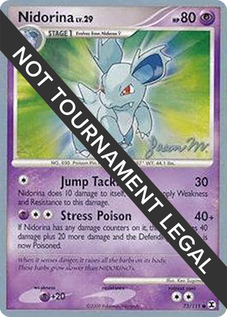 Nidorina - 2009 (Jason Martinez) - World Championship Decks - Pokemon