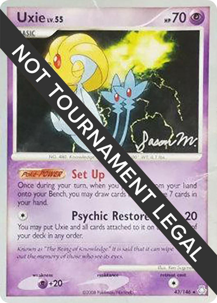 Uxie - 2009 (Jason Martinez) - World Championship Decks - Pokemon
