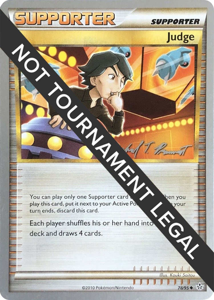 Judge - 2010 (Michael Pramawat) - World Championship Decks - Pokemon