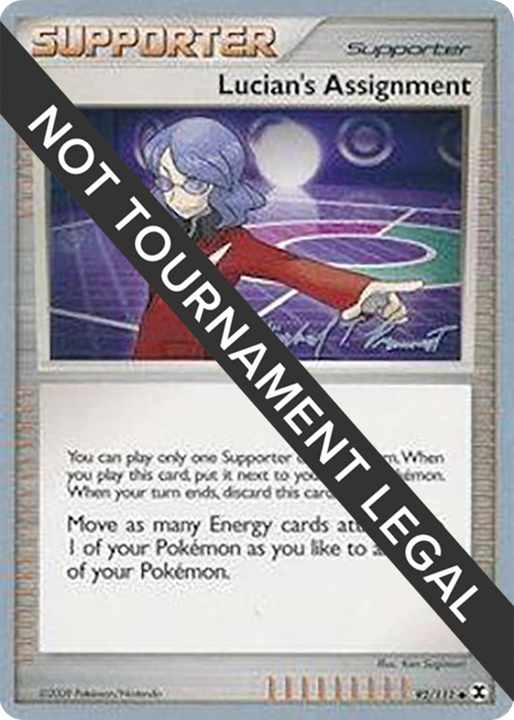Lucian's Assignment - 2010 (Michael Pramawat) - World Championship Decks - Pokemon