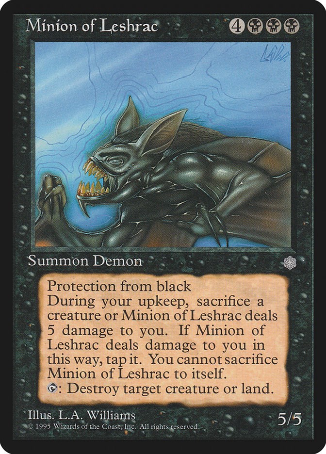 Minion of Leshrac - Ice Age - Magic: The Gathering