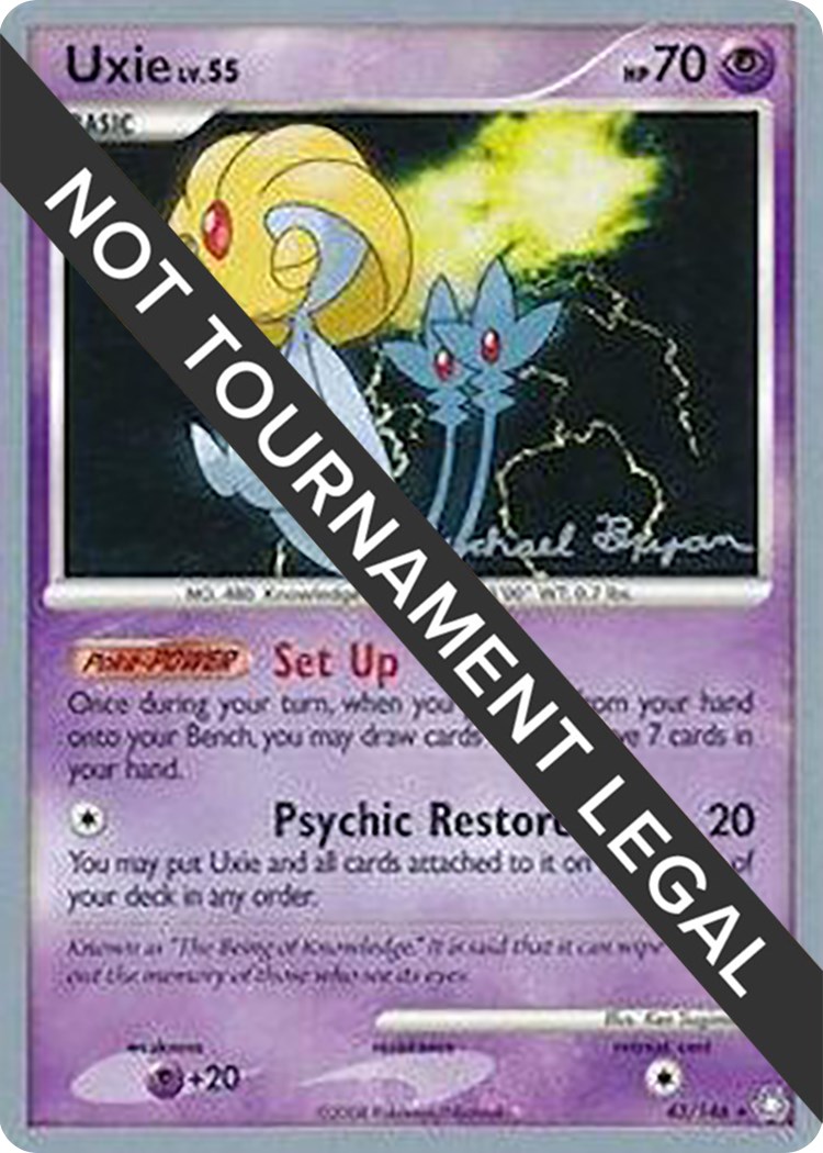 Uxie - 2010 (Mychael Bryan) - World Championship Decks - Pokemon