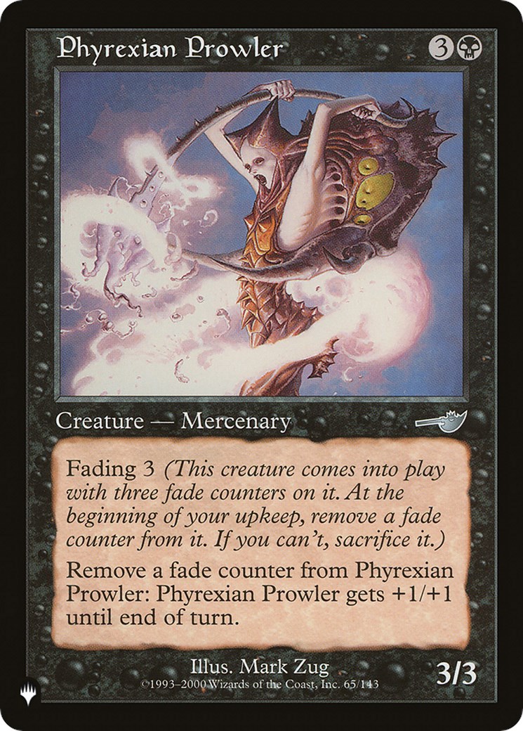 Phyrexian Prowler - The List Reprints - Magic: The Gathering