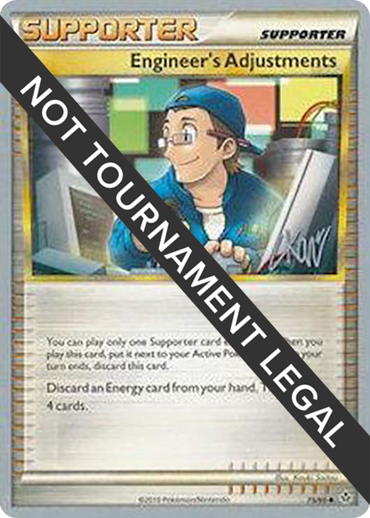 Engineer's Adjustments - 2011 (Christopher Kan) - World Championship ...