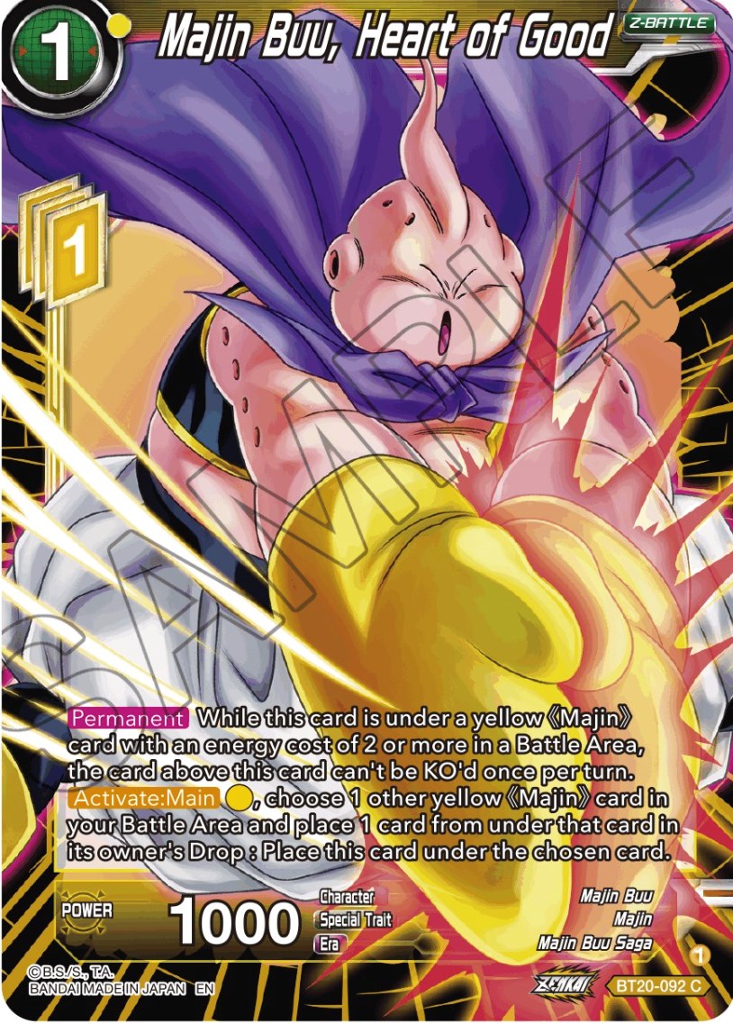 Majin Buu, Heart of Good - Power Absorbed - Dragon Ball Super: Masters