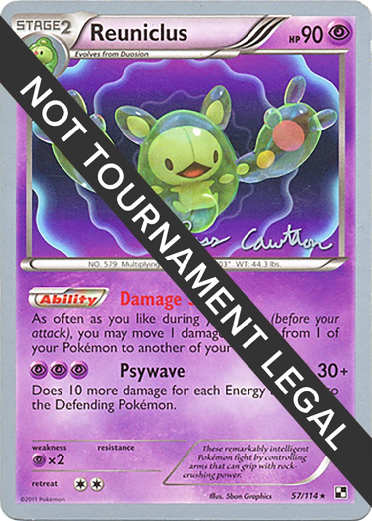 Reuniclus - 2011 (Ross Cawthon) - World Championship Decks - Pokemon