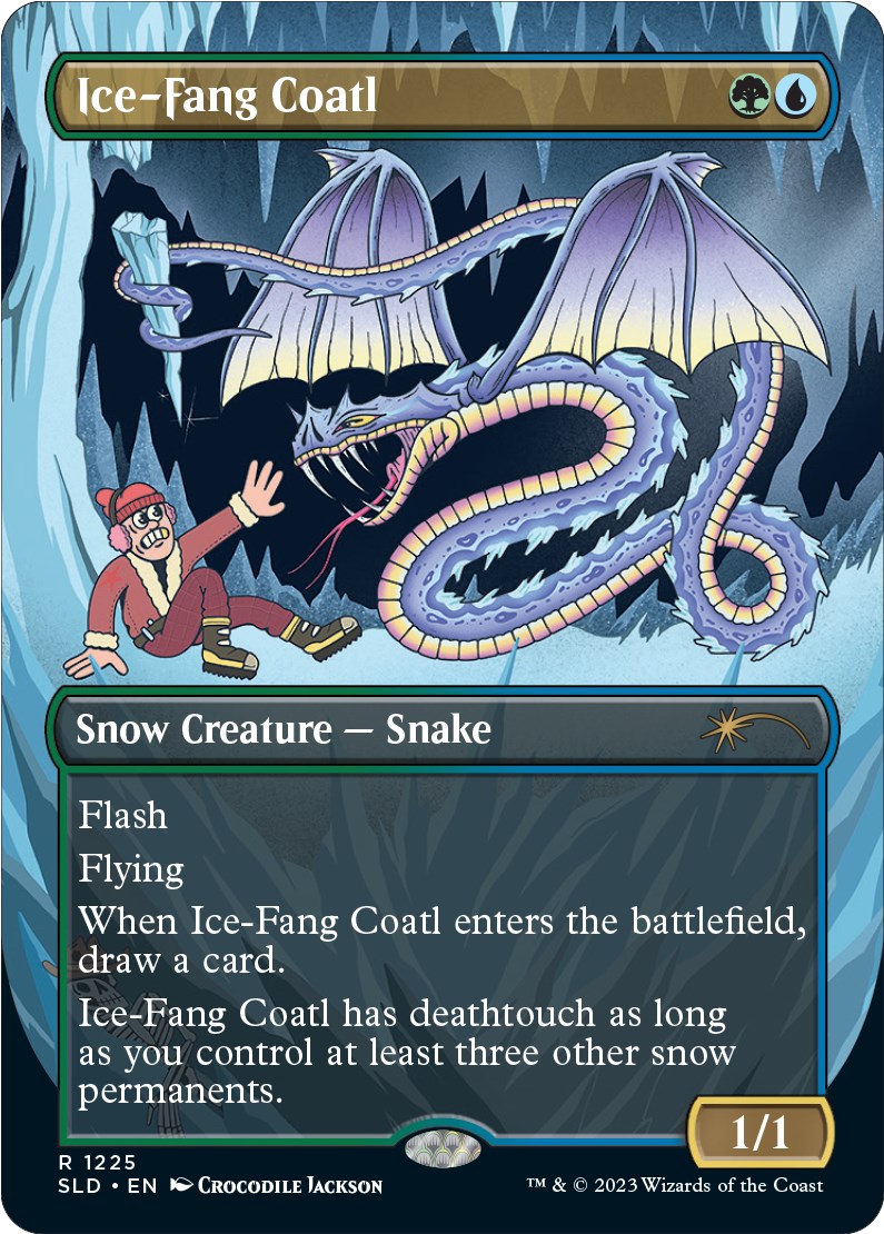 Ice-Fang Coatl - Secret Lair Drop Series - Magic: The Gathering