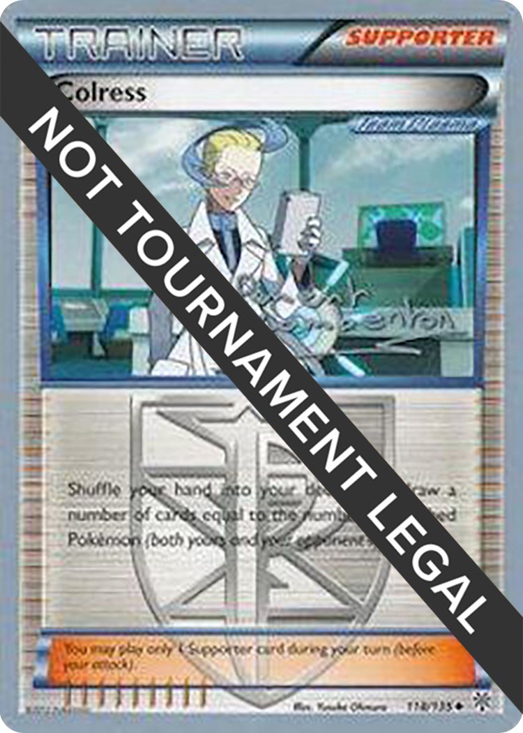 Colress - 2013 (Clement Lamberton) - World Championship Decks - Pokemon