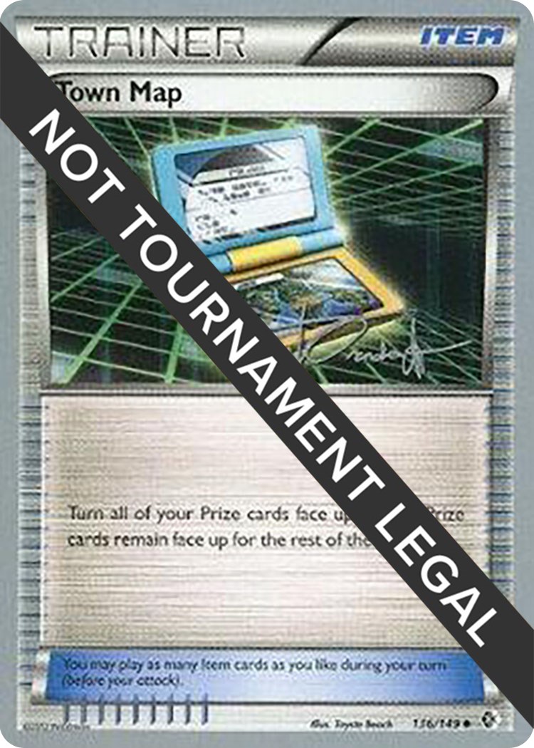 Town Map - 2014 (Trent Orndorff) - World Championship Decks - Pokemon