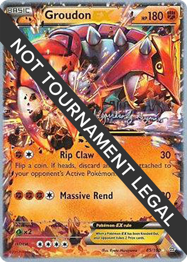 Groudon EX - 2015 (Alejandro Ng-Guzman) - World Championship Decks ...