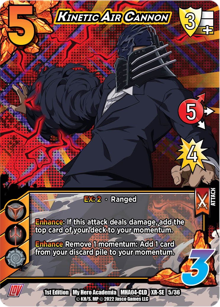 Kinetic Air Cannon (XR) - UniVersus: My Hero Academia: League of ...