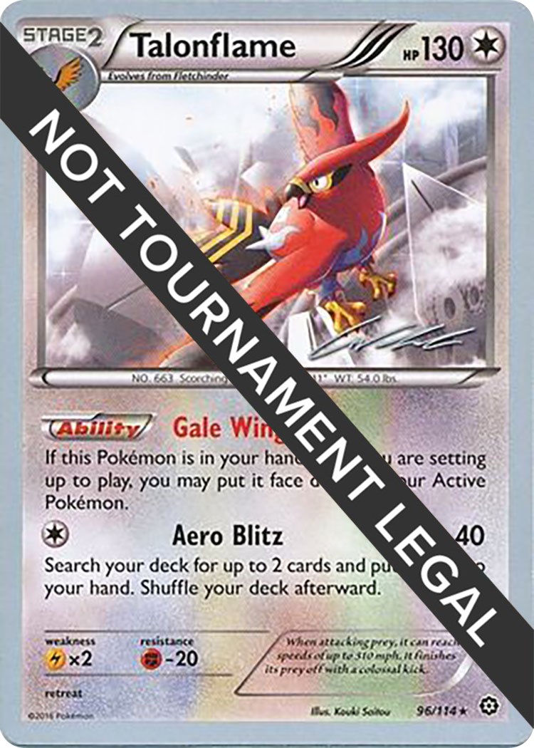 Talonflame - 2016 (Cody Walinski) - World Championship Decks - Pokemon