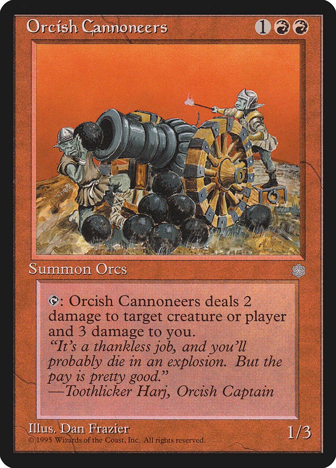 Orcish Cannoneers - Ice Age - Magic: The Gathering