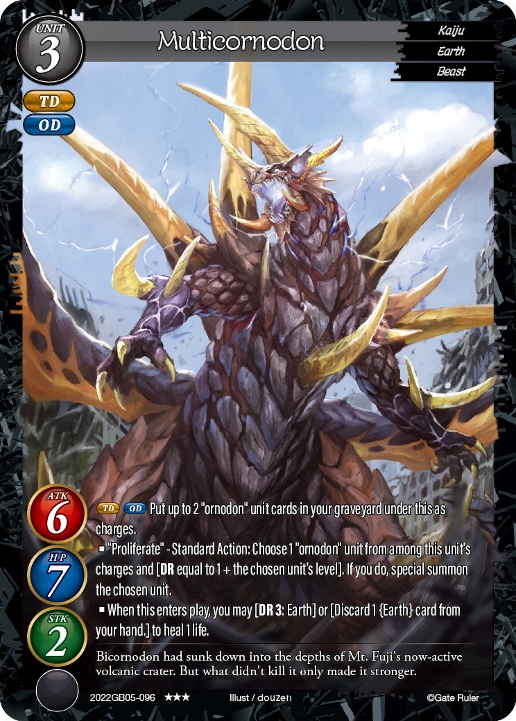 Multicornodon - Shout with the Geas - Gate Ruler