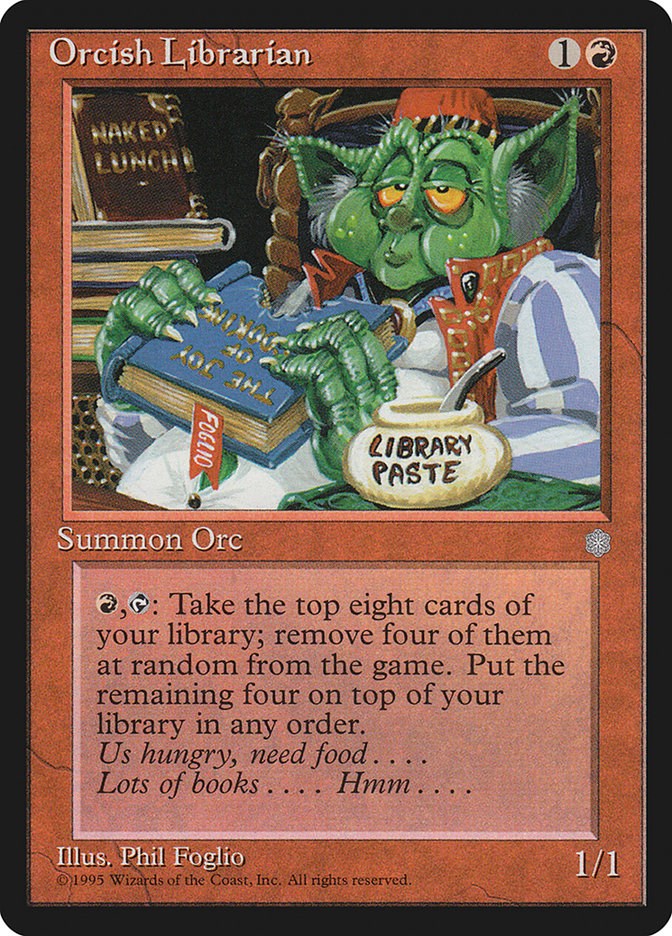 Orcish Librarian - Ice Age - Magic: The Gathering