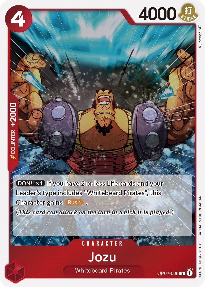 Jozu Paramount War One Piece Card Game Jozu Paramount War One Piece Card Game