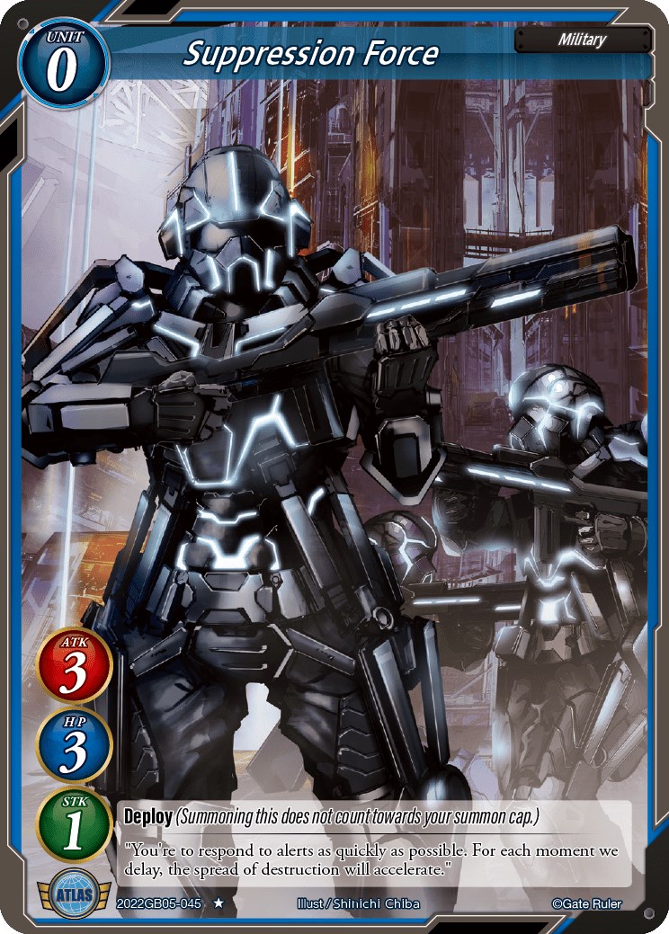 Suppression Force - Shout with the Geas - Gate Ruler