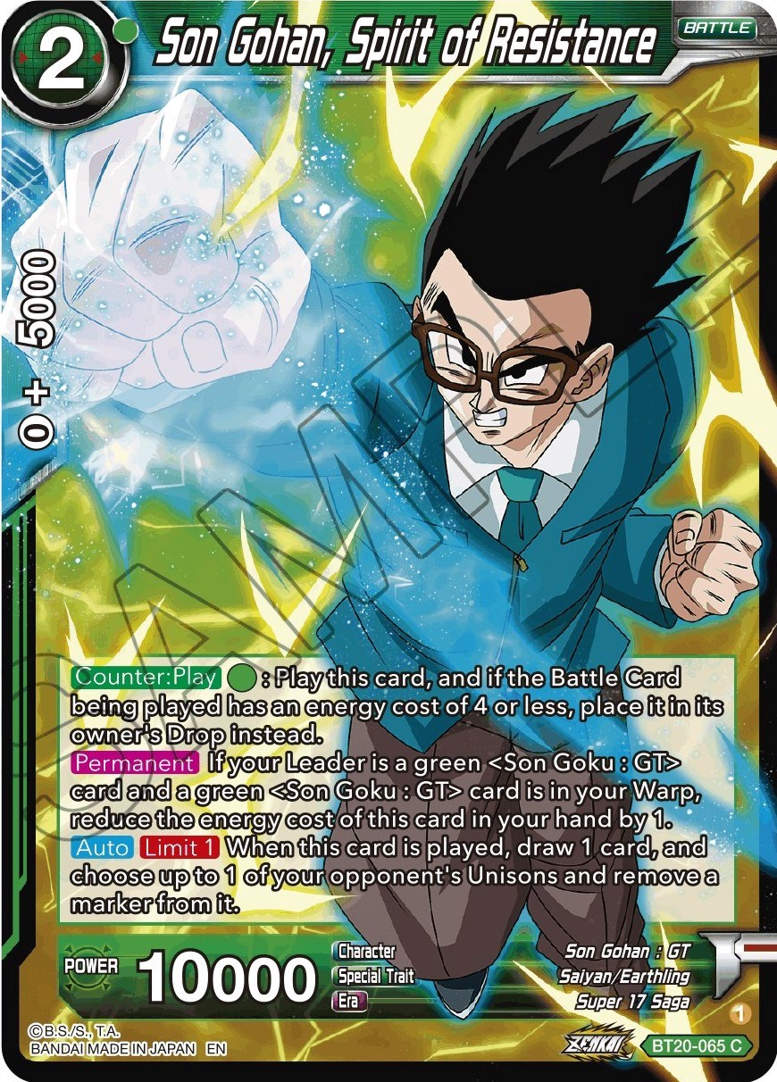 Son Gohan, Spirit of Resistance - Power Absorbed - Dragon Ball Super ...