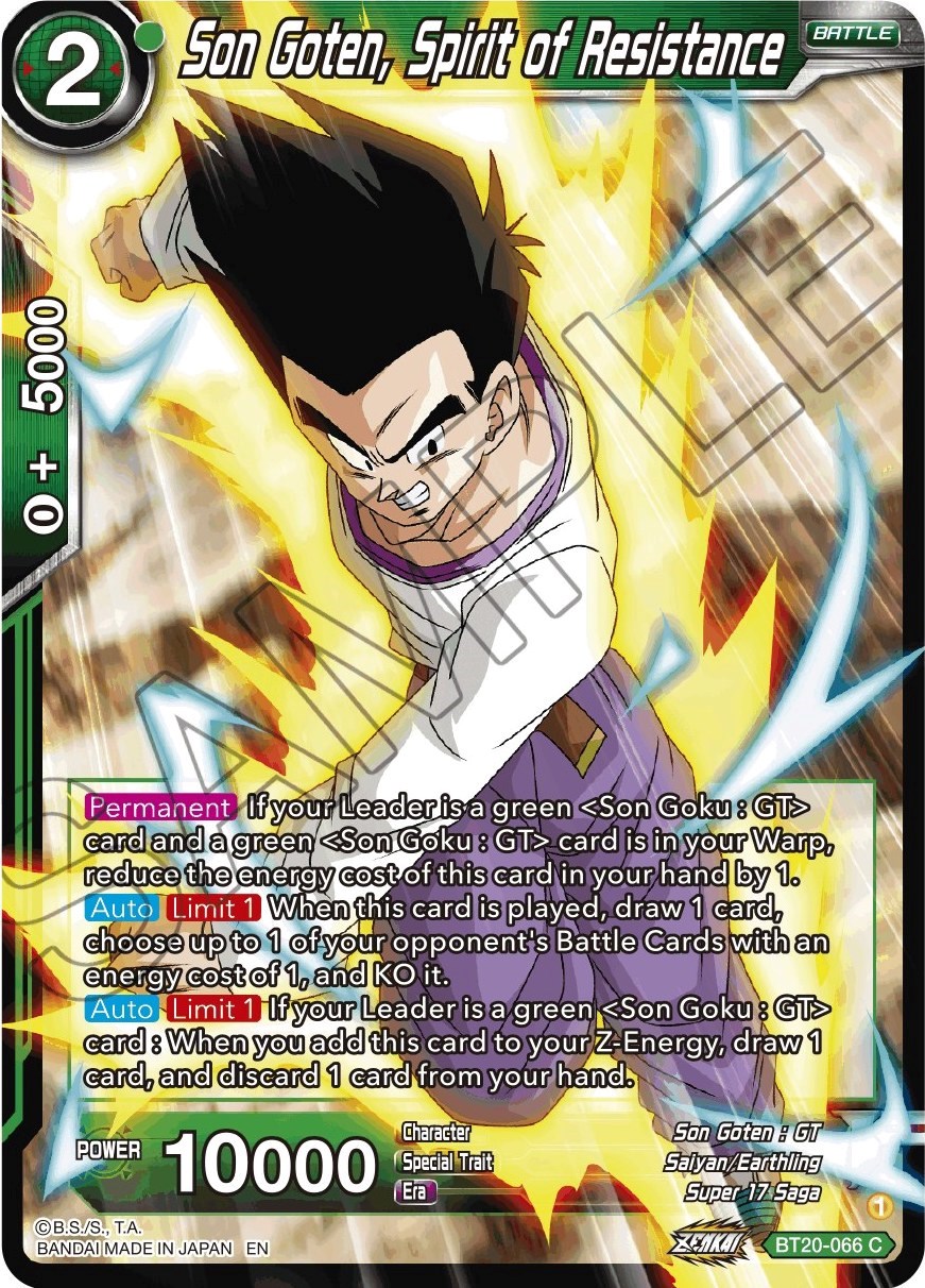 Son Goten, Spirit of Resistance - Power Absorbed - Dragon Ball Super ...