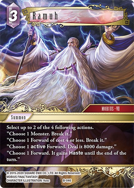 Ramuh - Boss Deck: Final Fantasy VII - Final Fantasy TCG
