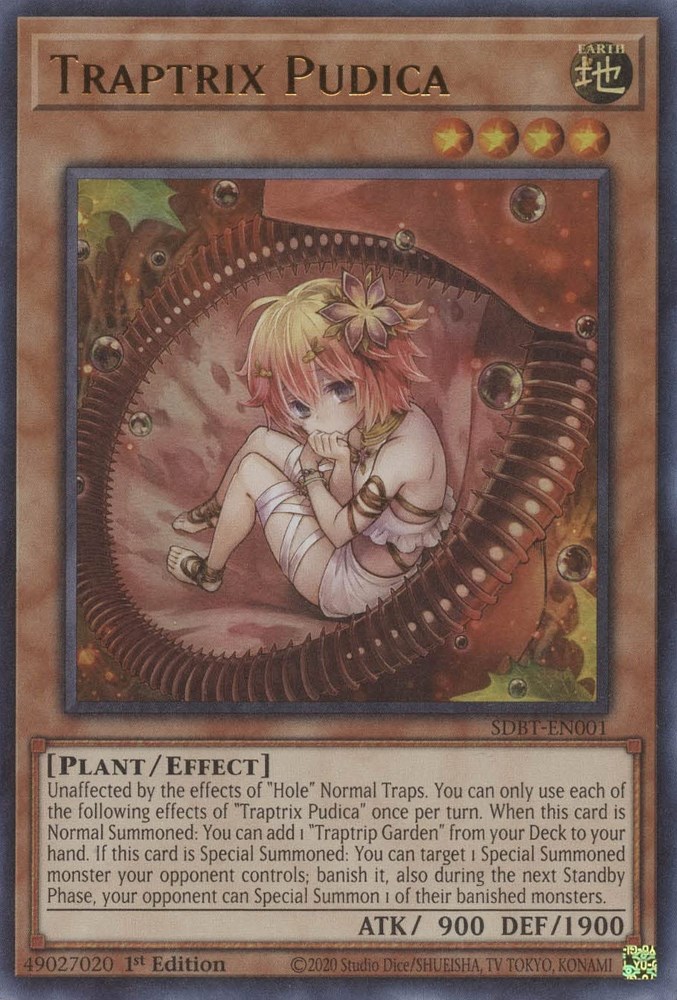 Traptrix Pudica - Structure Deck: Beware of Traptrix - YuGiOh