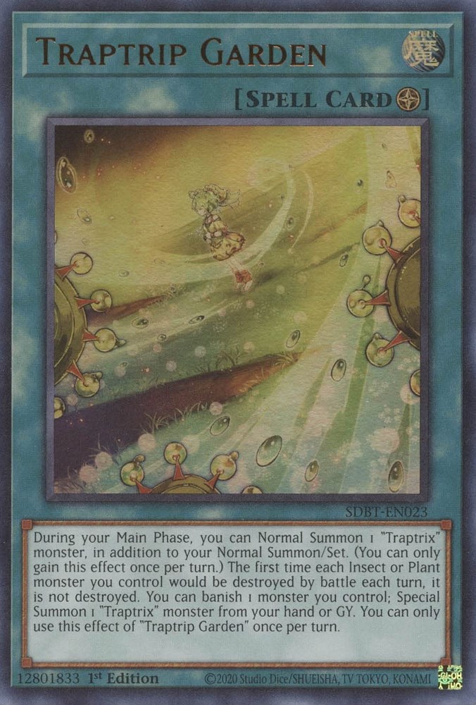 Traptrip Garden - Structure Deck: Beware of Traptrix - YuGiOh