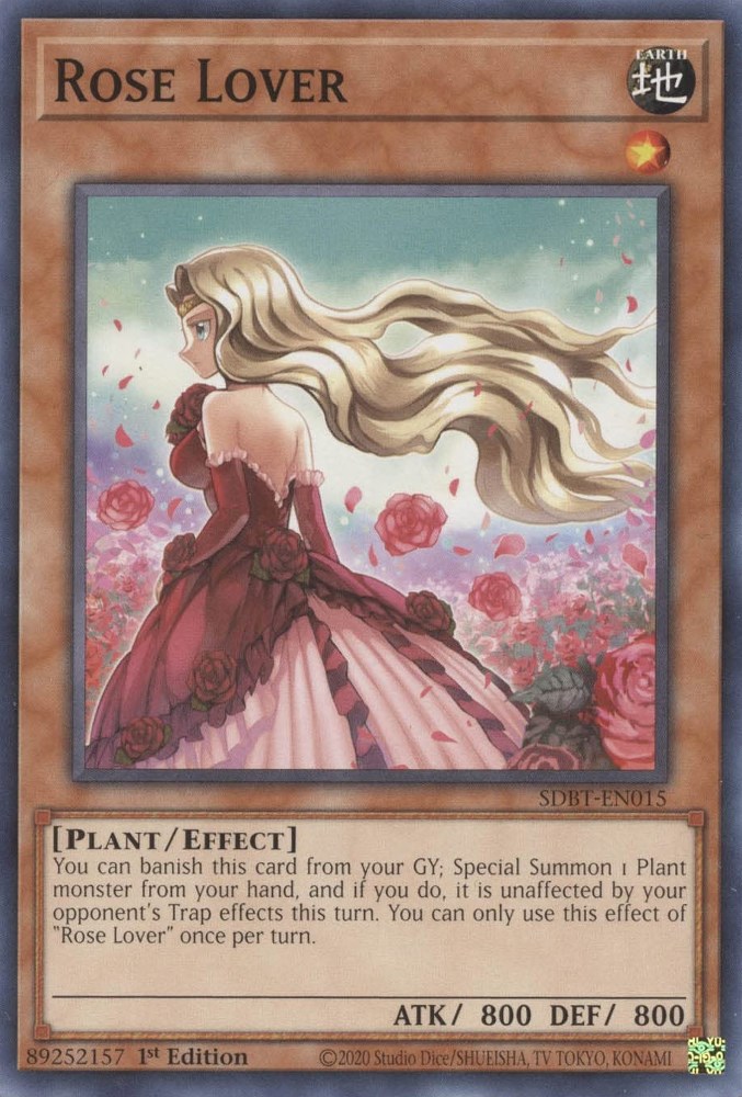 Rose Lover - Structure Deck: Beware of Traptrix - YuGiOh