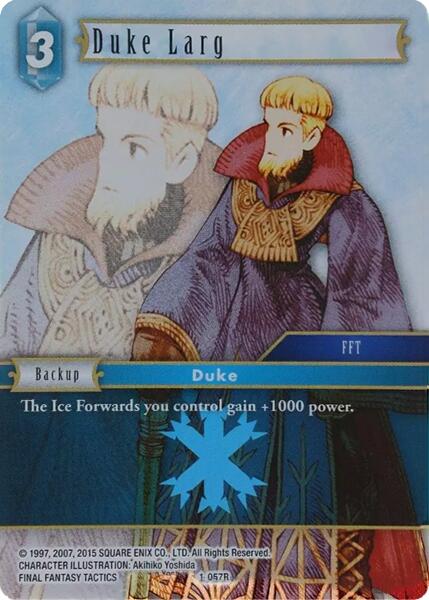 Duke Larg - Deck Exclusive Cards - Final Fantasy TCG