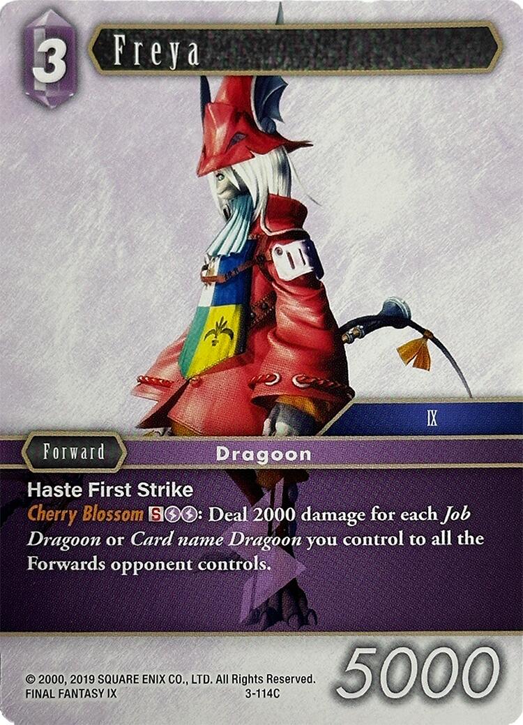 Freya - Deck Exclusive Cards - Final Fantasy TCG