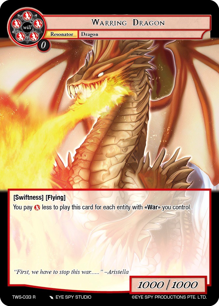 Warring Dragon - The War of the Suns - Force of Will