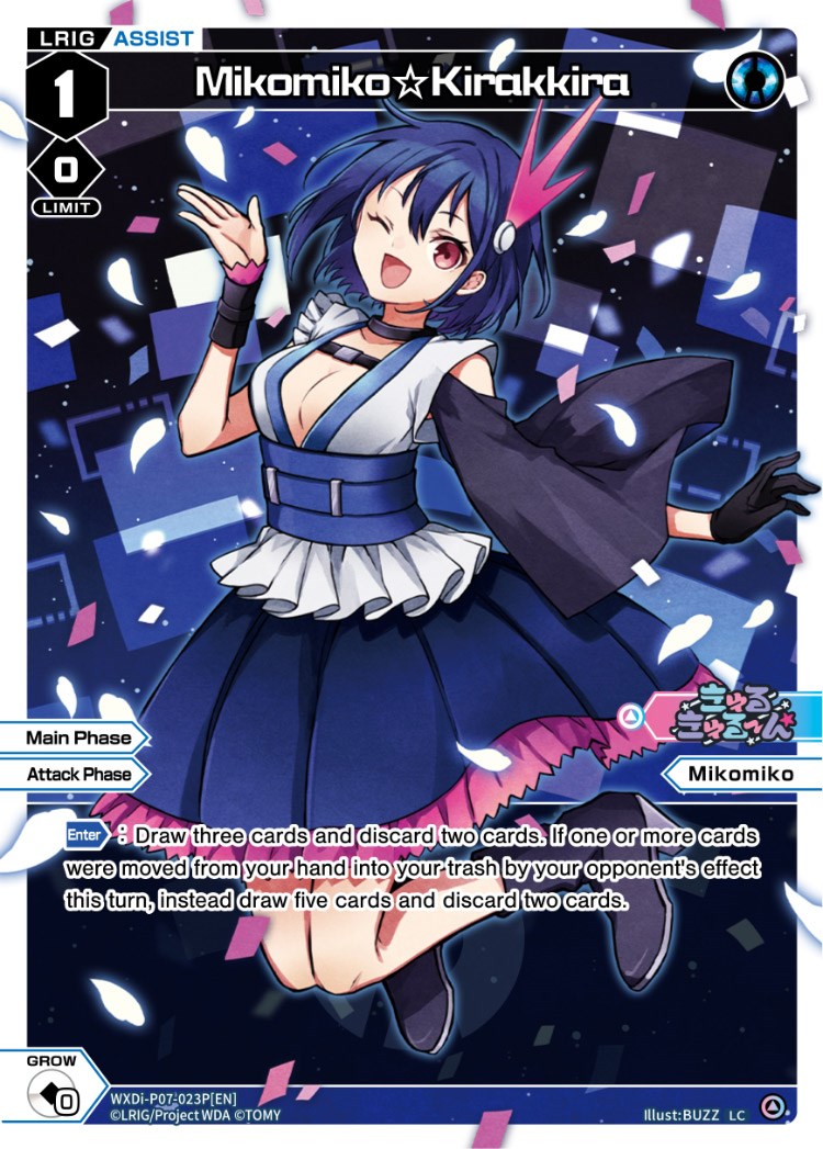 Mikomiko Kirakkira (Parallel Foil) - Welcome Back Diva -Lostorage- - WIXOSS