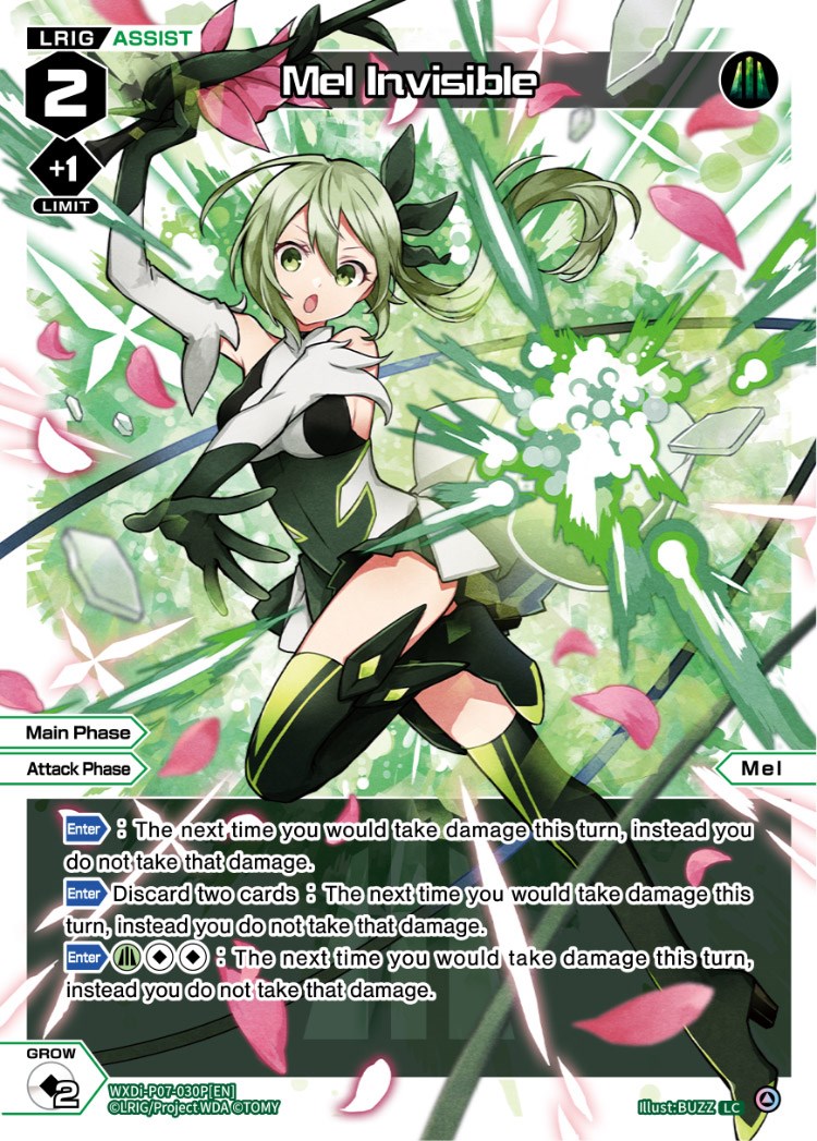 Mel Invisible (Parallel Foil) - Welcome Back Diva -Lostorage- - WIXOSS
