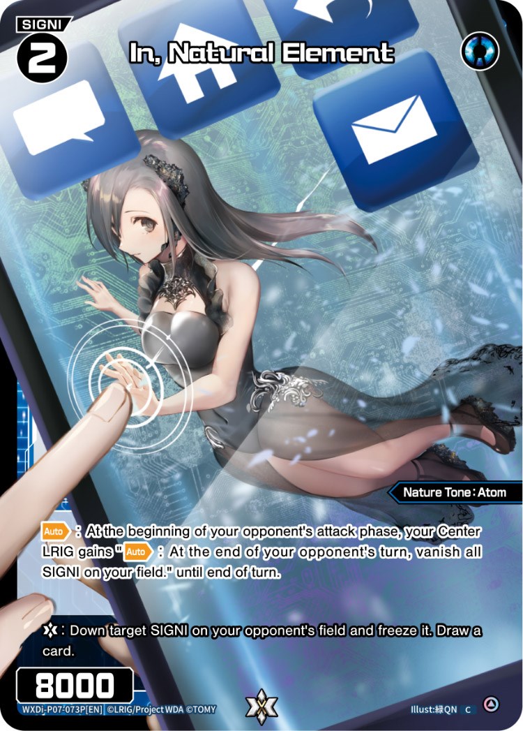 In, Natural Element (Parallel Foil) - Welcome Back Diva -Lostorage- - WIXOSS