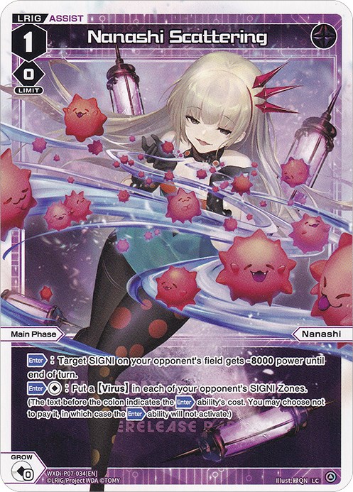Nanashi Scattering (Prerelease Party) - Promo Cards - WIXOSS