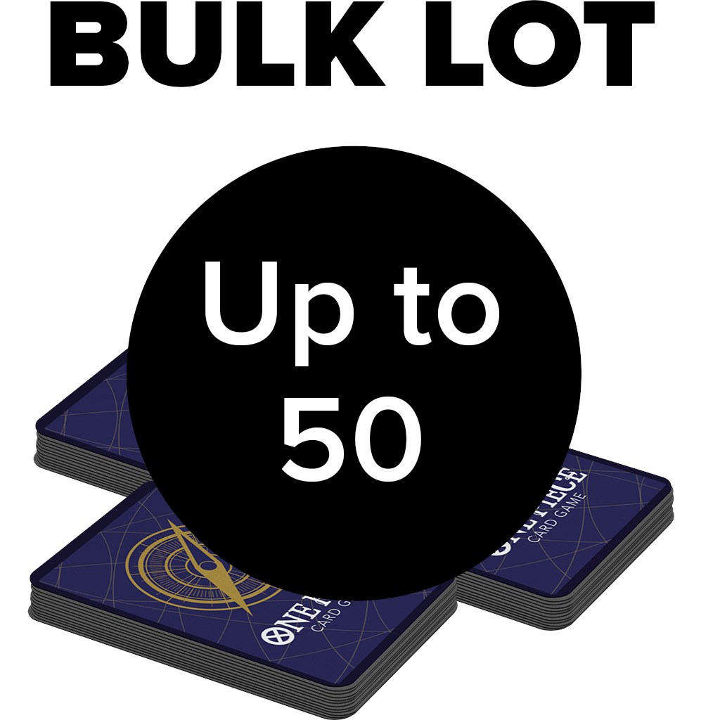 Up to 50 One Piece Bulk Card Lot - One Piece Card Game Bulk Card Lots ...