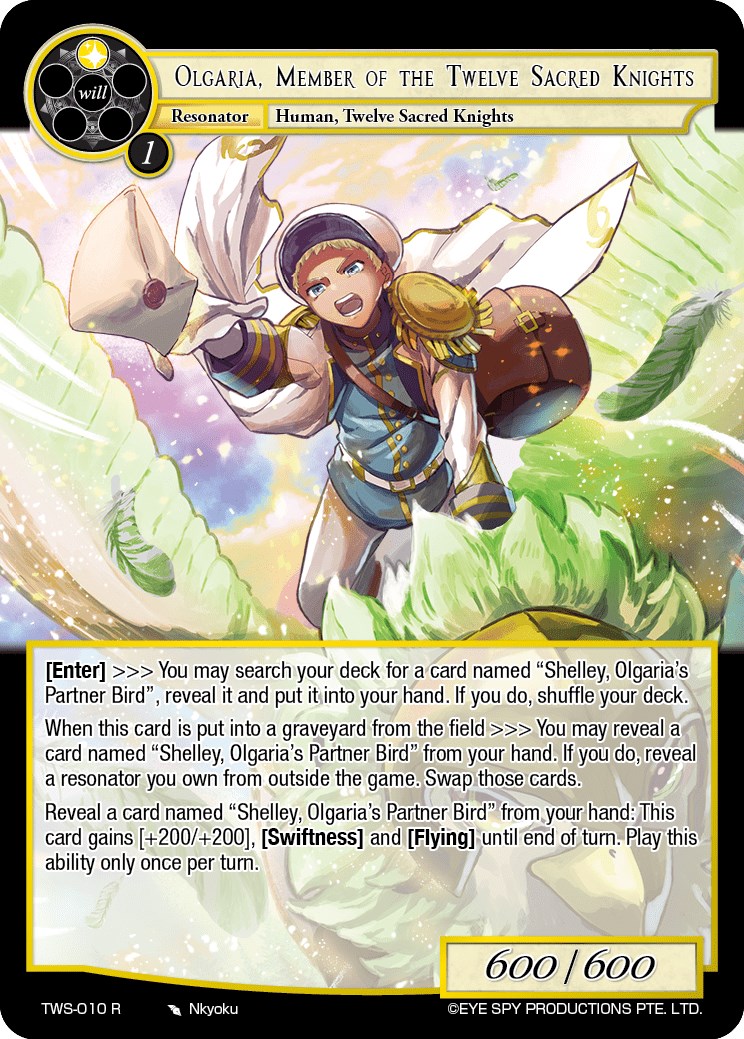 Olgaria, Member of the Twelve Sacred Knights - The War of the Suns ...