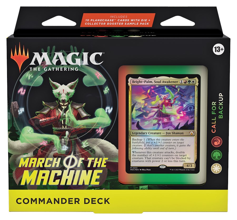 March of the Machine Commander Deck - Call For Backup - Commander ...