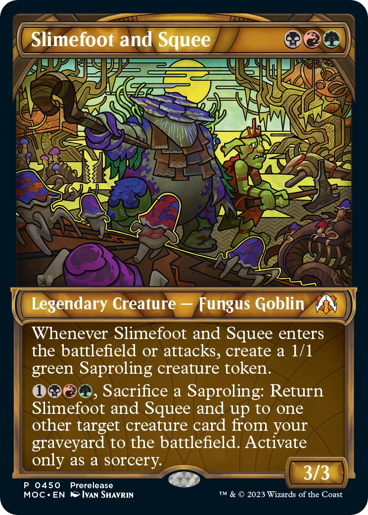 Slimefoot and Squee (Showcase) - Prerelease Cards - Magic: The Gathering
