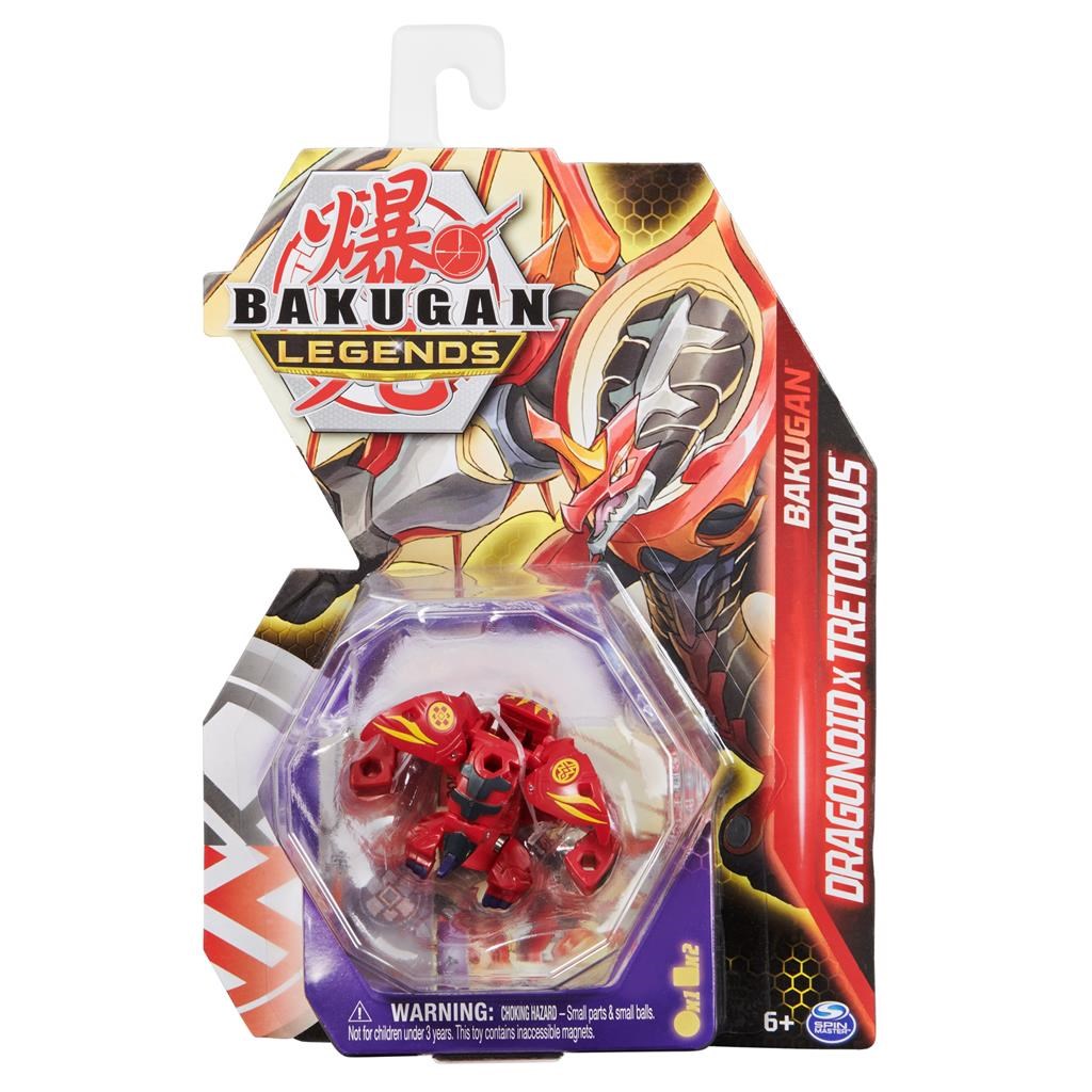 Core Bakugan Single Pack - Pyrus/Darkus Dragonoid x Tretorous - Legends ...