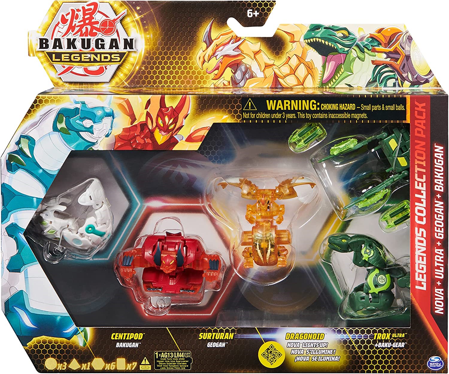 Legends Collection Pack - Centipod, Surturan, Dragonoid and Trox Ultra ...