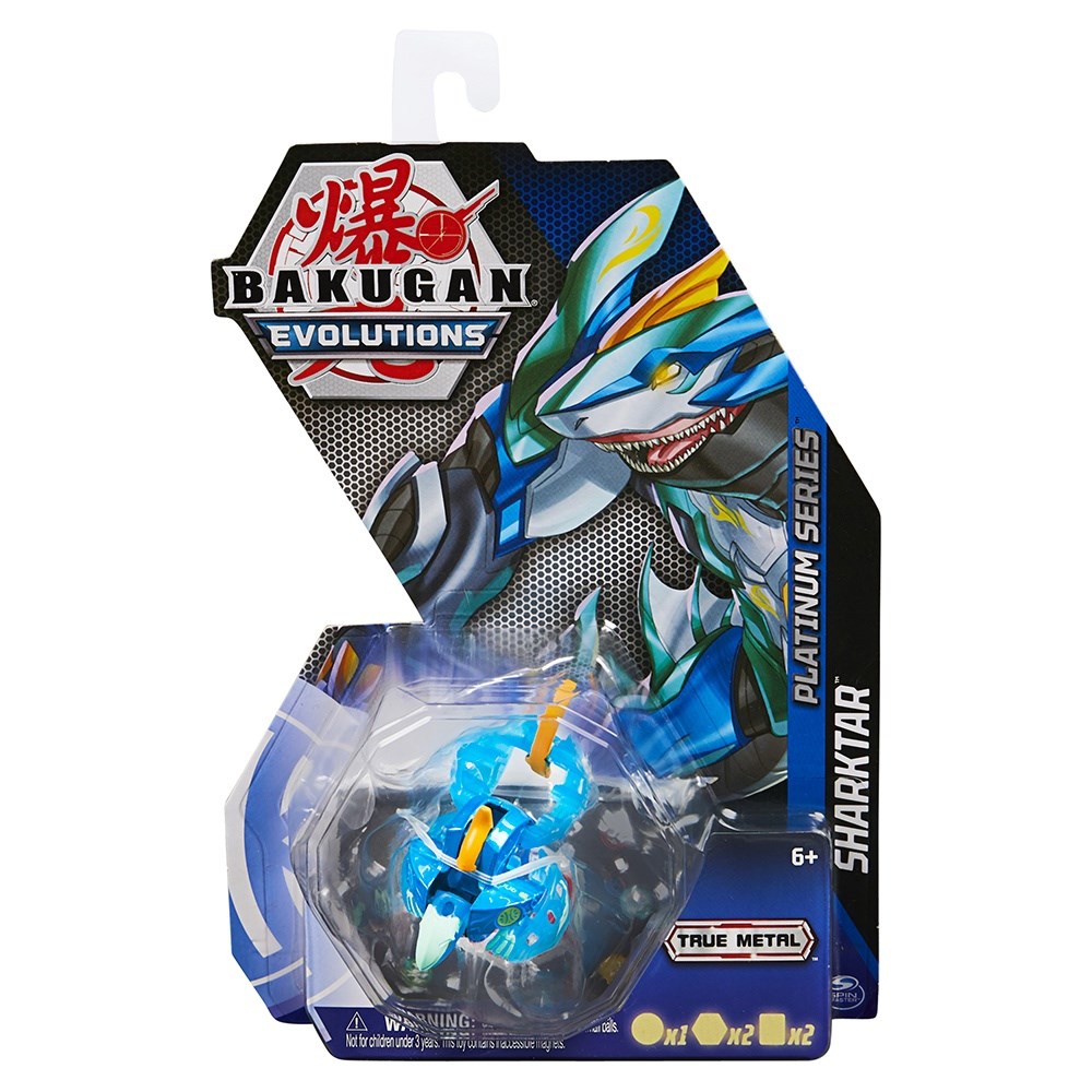 Platinum Series Bakugan Single Pack - Aquos Sharktar - Evolutions ...