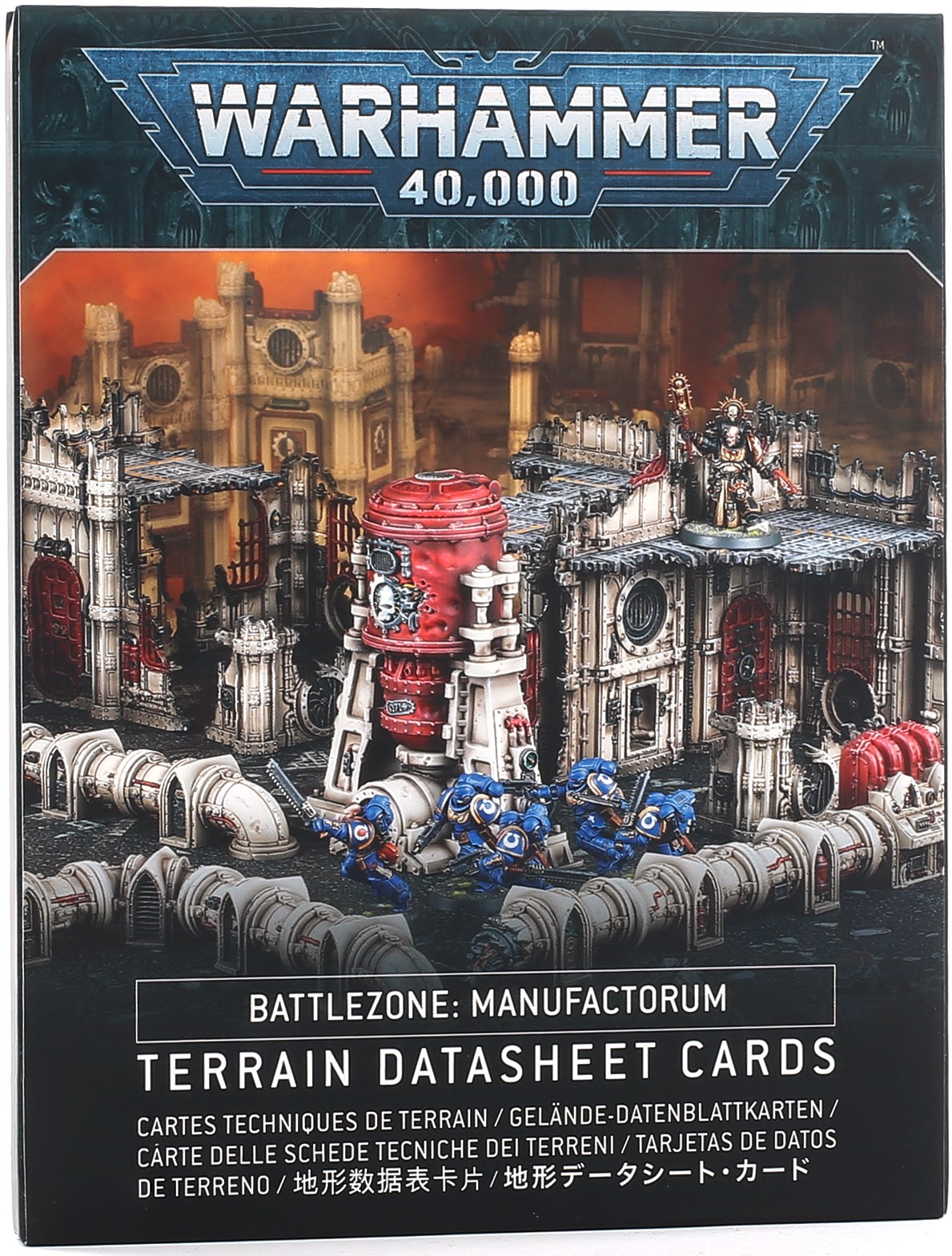 Warhammer 40K: Batllezone: Manufactorum - Datasheet Cards - Warhammer ...
