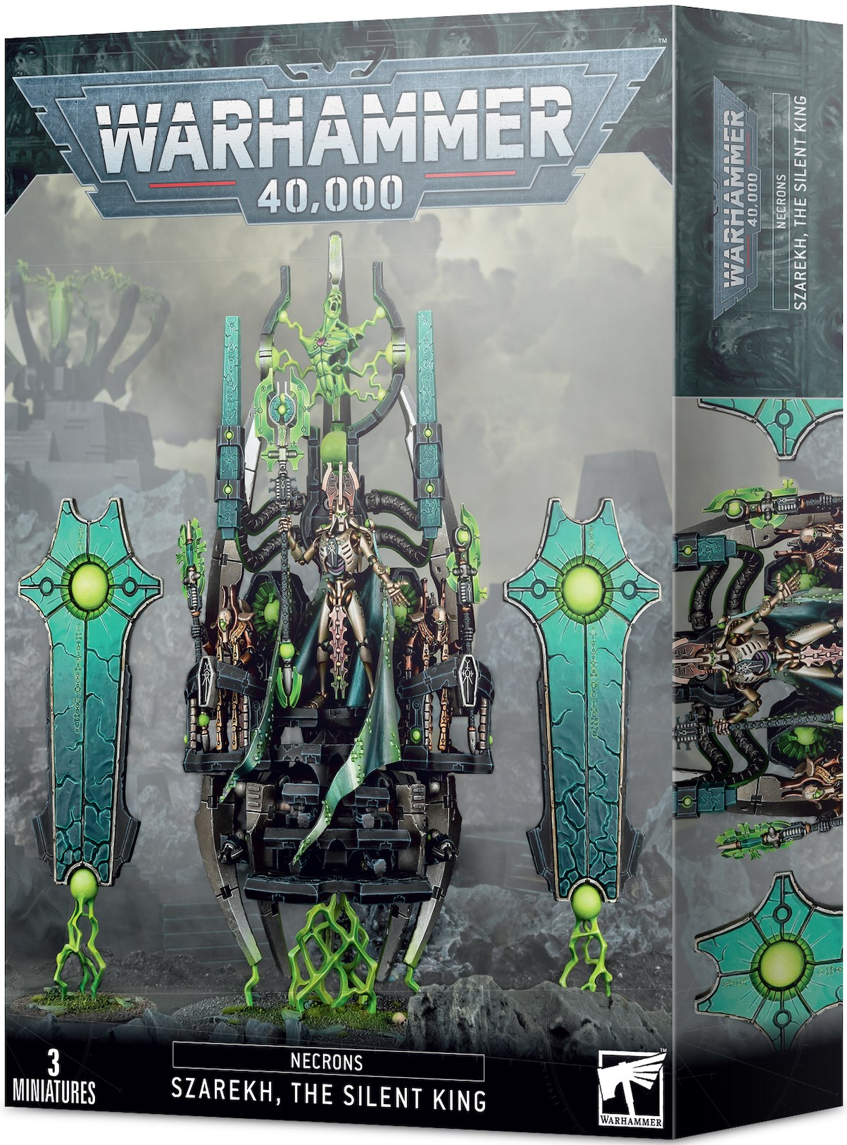 Warhammer 40K - Necrons: Szarekh, the Silent King - Warhammer Plastic ...