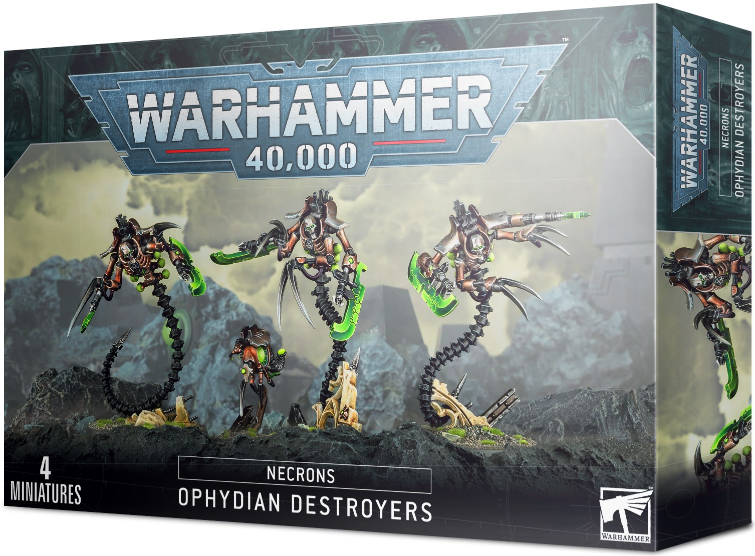 Warhammer 40K - Necrons: Ophydian Destroyers - Warhammer Plastic Box ...