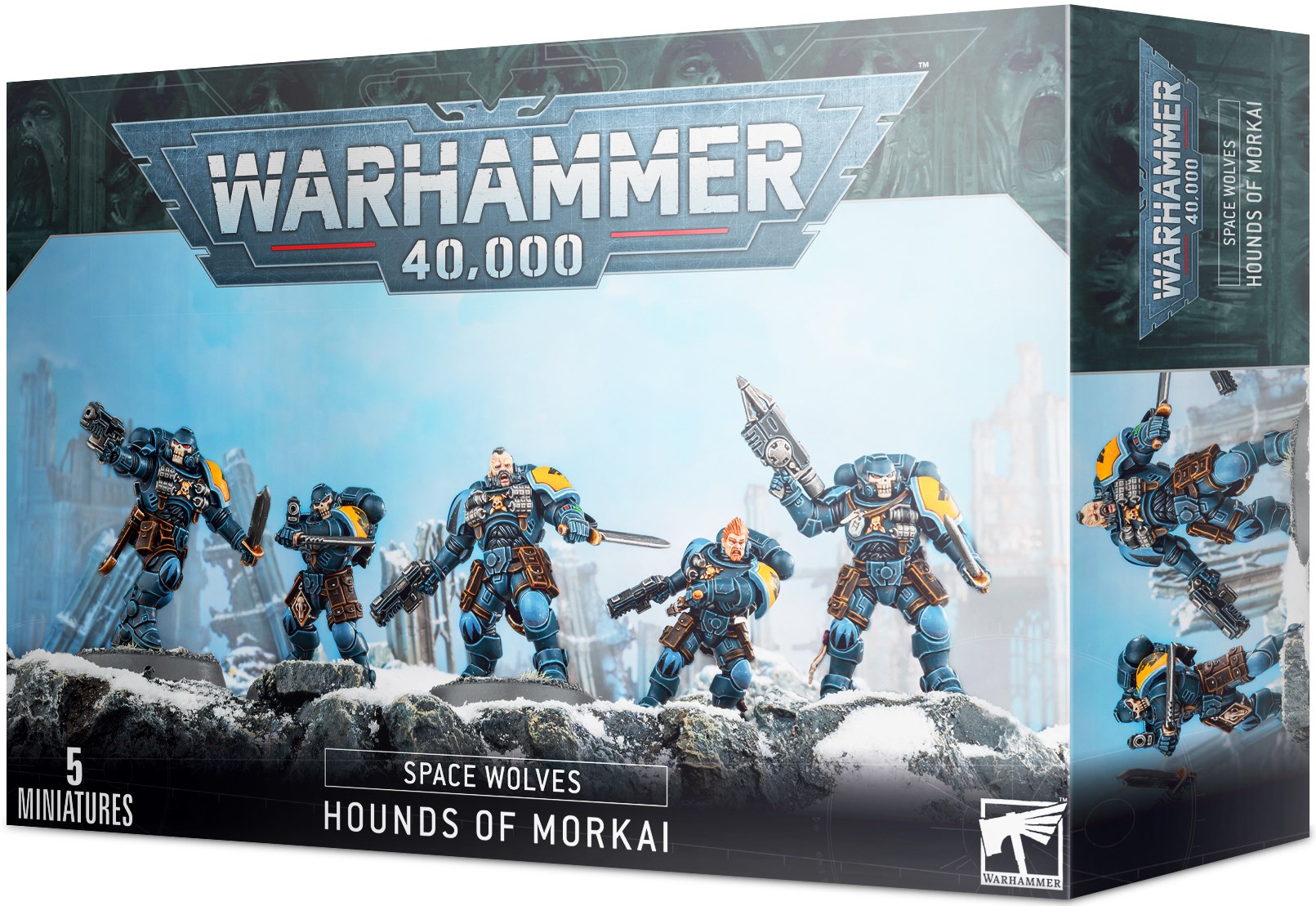 Warhammer: 40K - Space Wolves: Hounds of Morkai - Warhammer Plastic Box ...