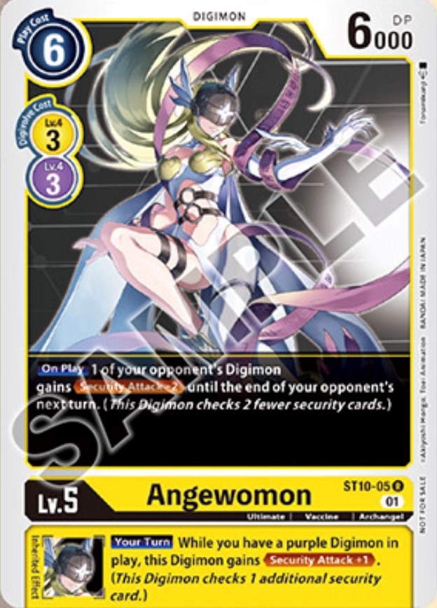 Angewomon (Tamer Goods Set Angewomon & LadyDevimon) - Starter Deck 10: Parallel World Tactician ...
